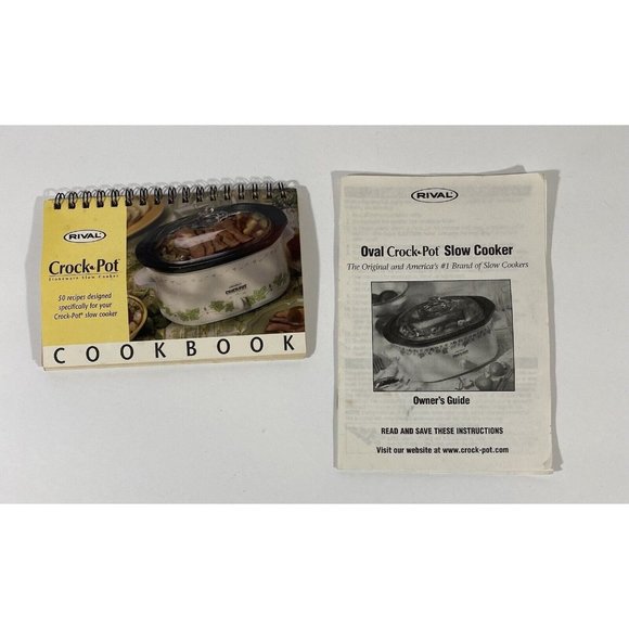 Rival | Kitchen | Rival Crock Pot Oval Stoneware Owners Manual Only ...